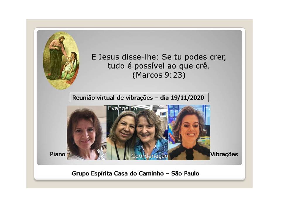 Valor da fé | GEECX - Grupo de Estudos Espíritas Chico Xavier